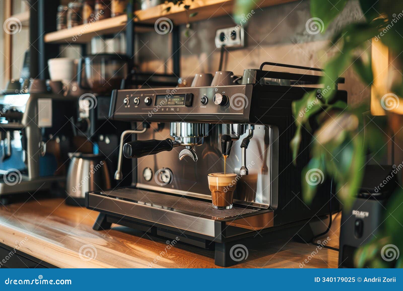 High-End Coffee Machine in Modern Kitchen for E-Commerce Display ...