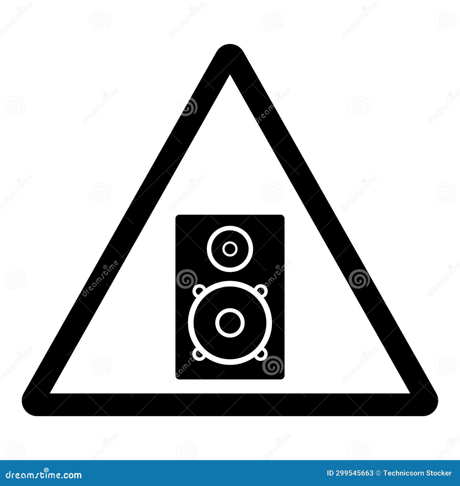 High End Speakers Symbol Sign,Vector Illustration, Isolate on White ...