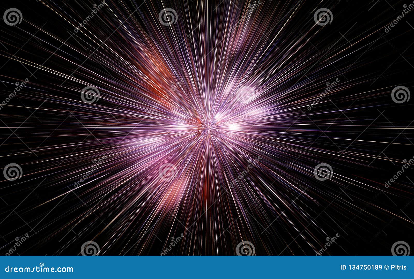 High-energy Particles Explosion Stock Illustration - Illustration of ...