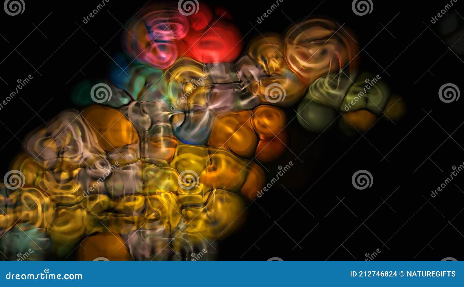 High Energy Vibrant Beautiful Background Stock Illustration ...