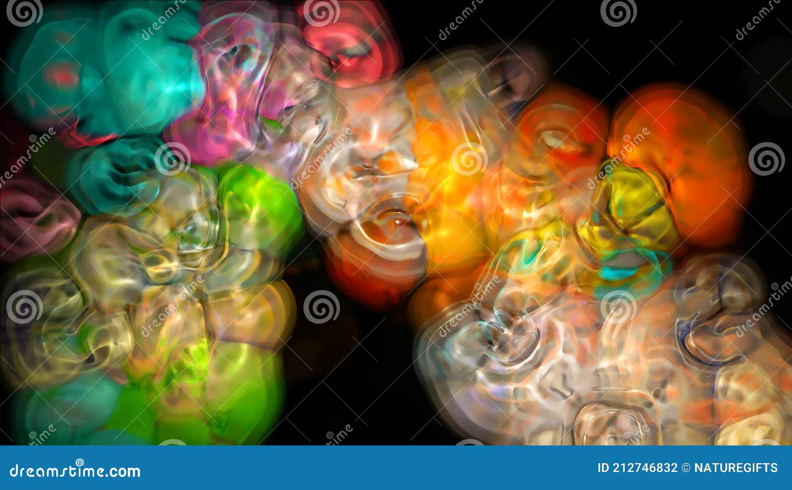 High Energy Vibrant Beautiful Background Stock Illustration ...