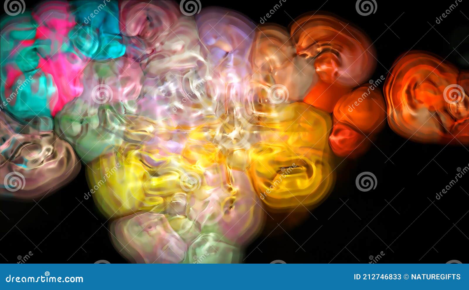 High Energy Vibrant Beautiful Background Stock Illustration ...
