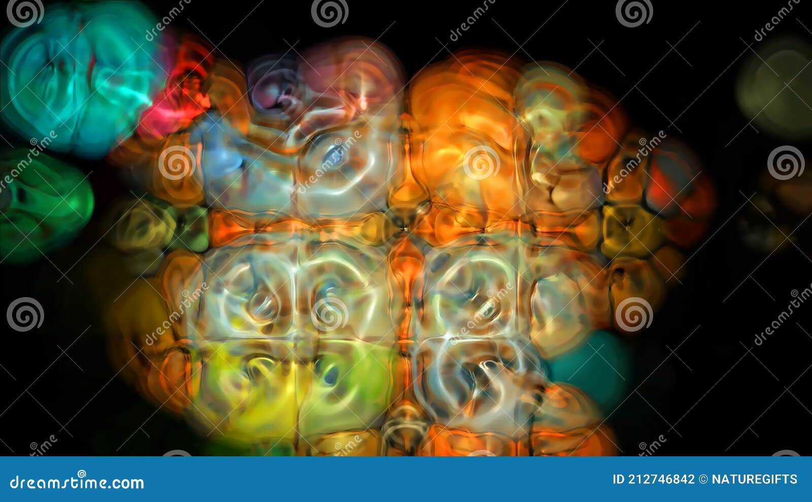 High Energy Vibrant Beautiful Background Stock Illustration ...