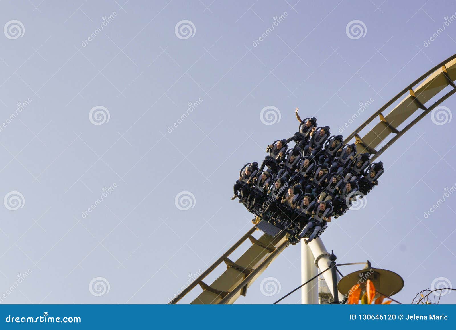 High excitement editorial image. Image of park, ride - 130646120