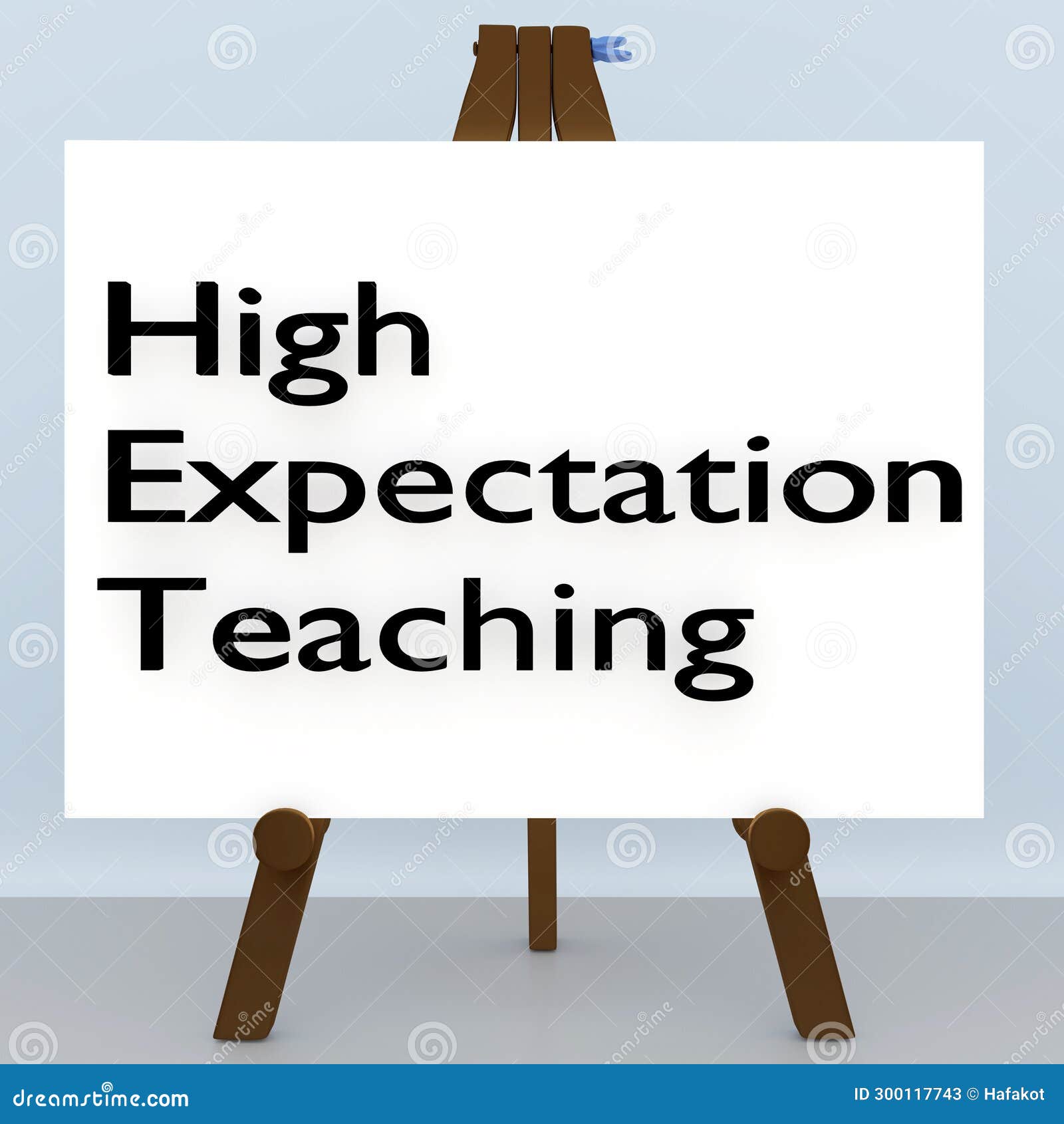 High Expectation Teaching Concept Stock Illustration - Illustration of ...