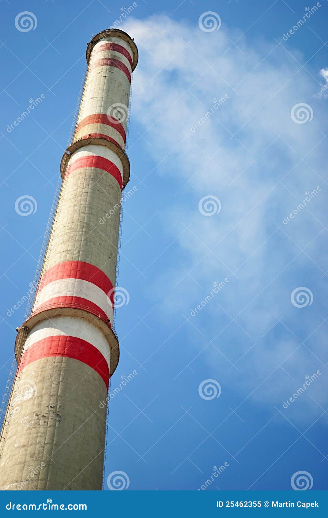 High factory chimney stock image. Image of manufacturing - 25462355
