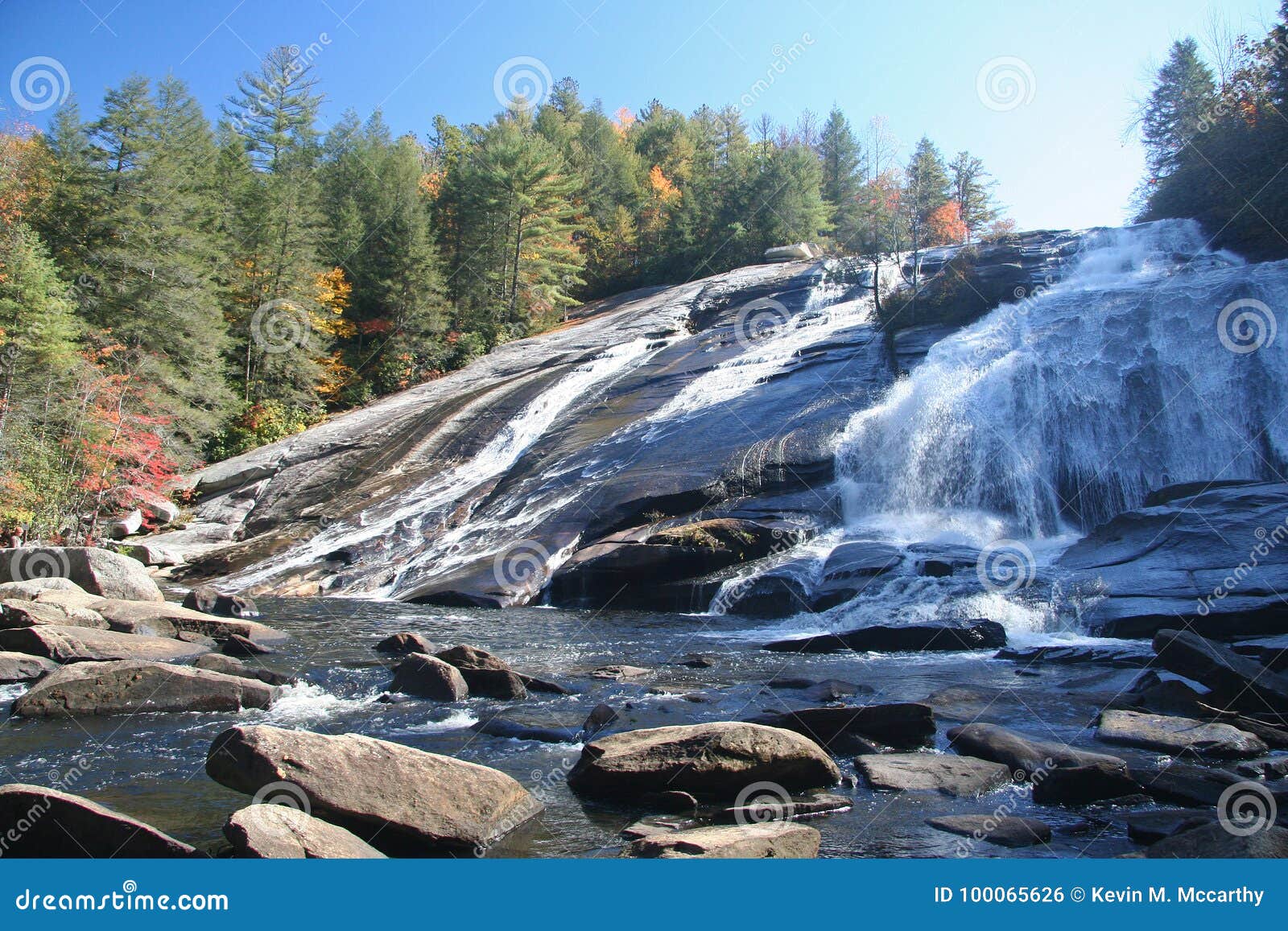 High Falls in North Carolina Stock Photo - Image of high, carolina ...