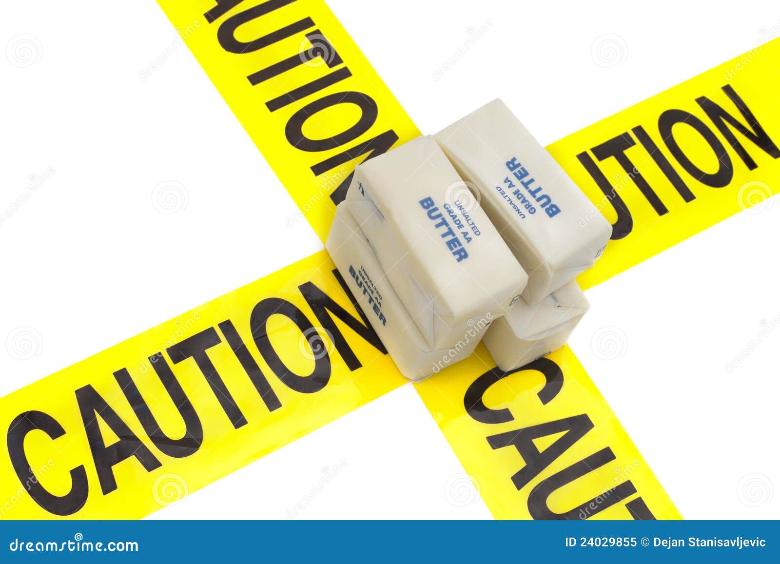 High Fat and Cholesterol Warning Stock Image - Image of condiment ...
