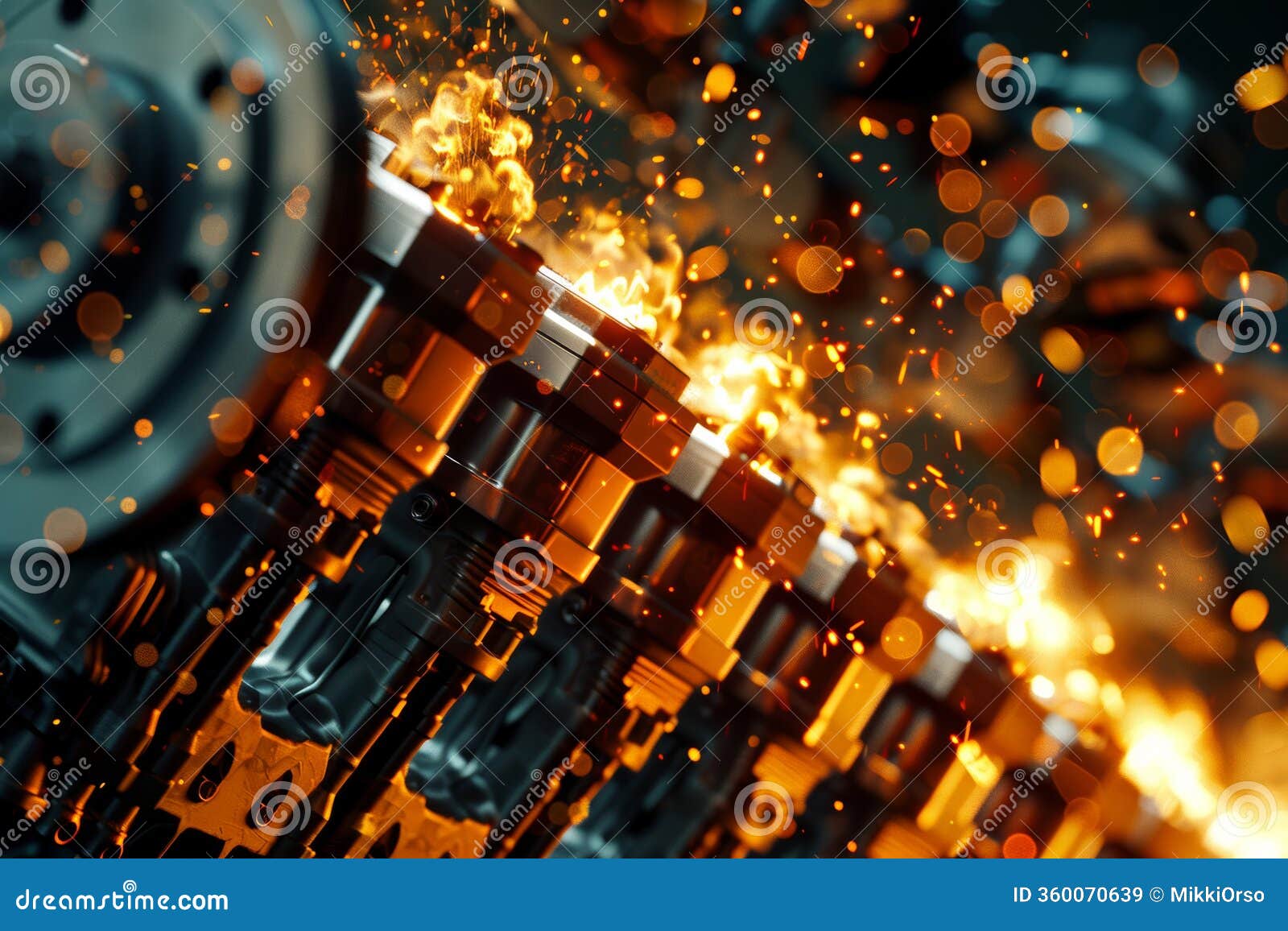 Explosive Effects With Different Blast Designs Vector Illustration ...