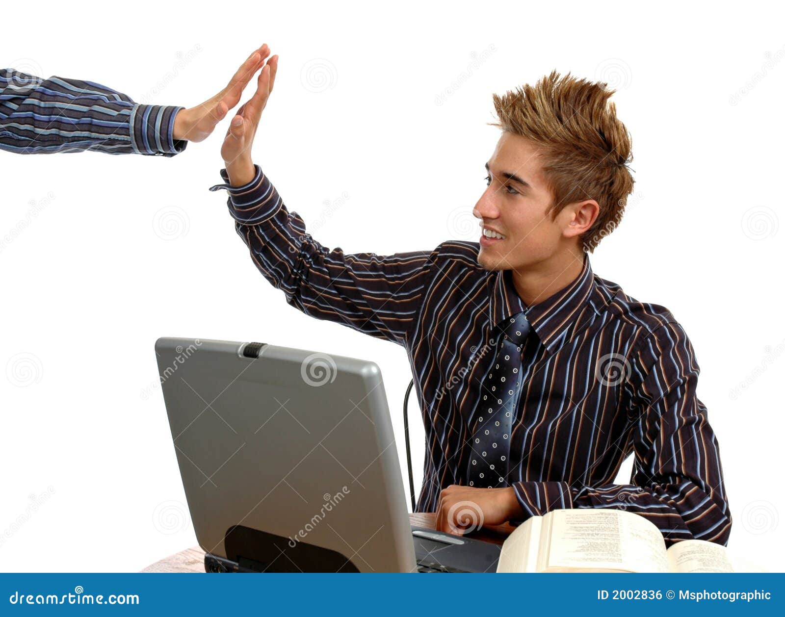 High Five stock photo. Image of celebration, teamwork - 2002836