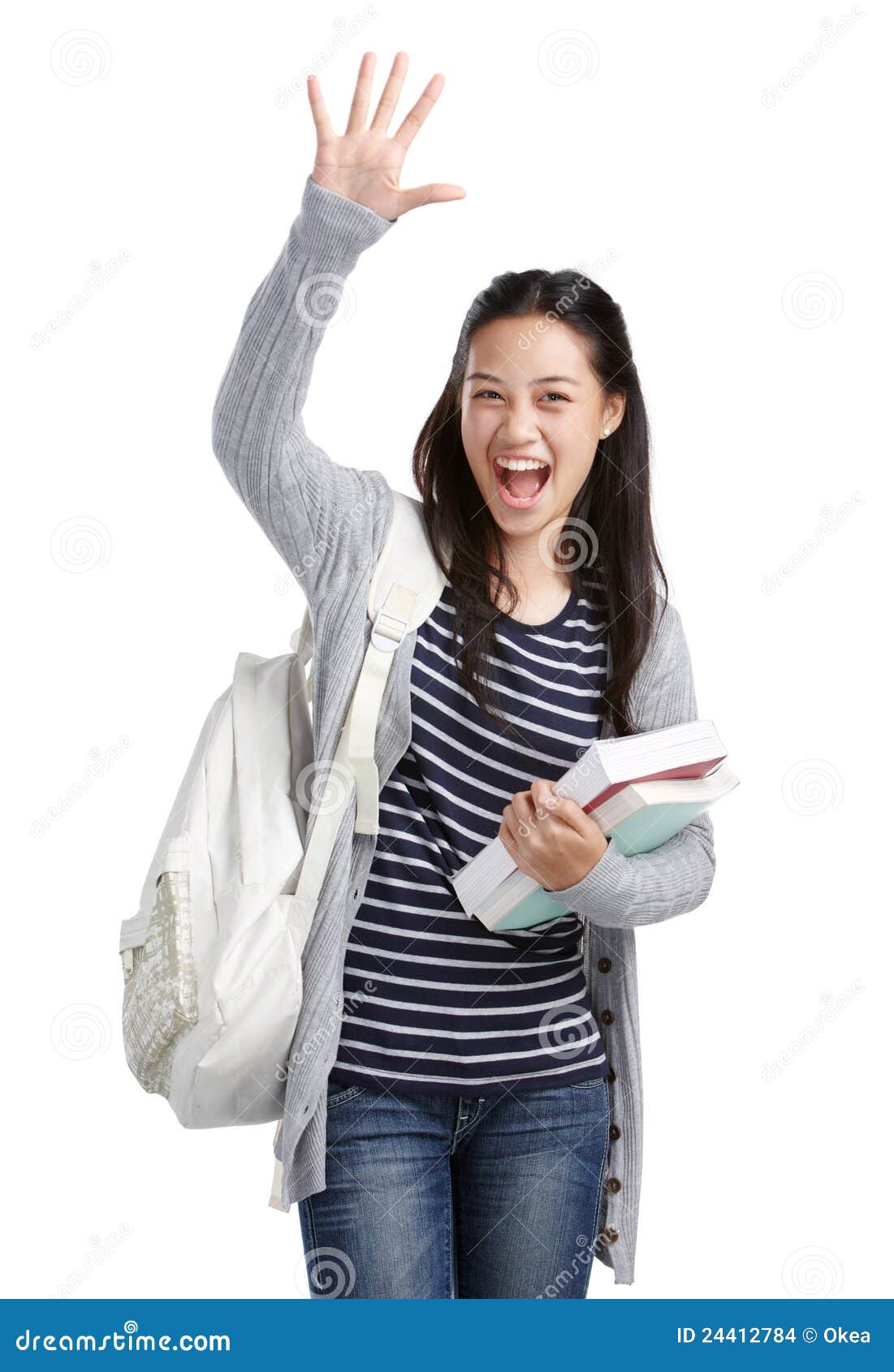 Teenager High Five White Background Stock Photos - Free & Royalty-Free ...