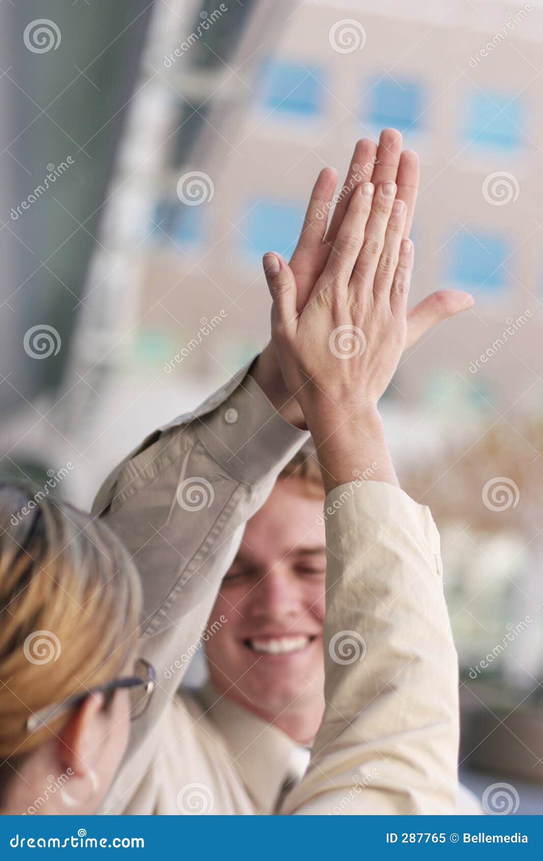 High five stock image. Image of expression, space, hands - 287765