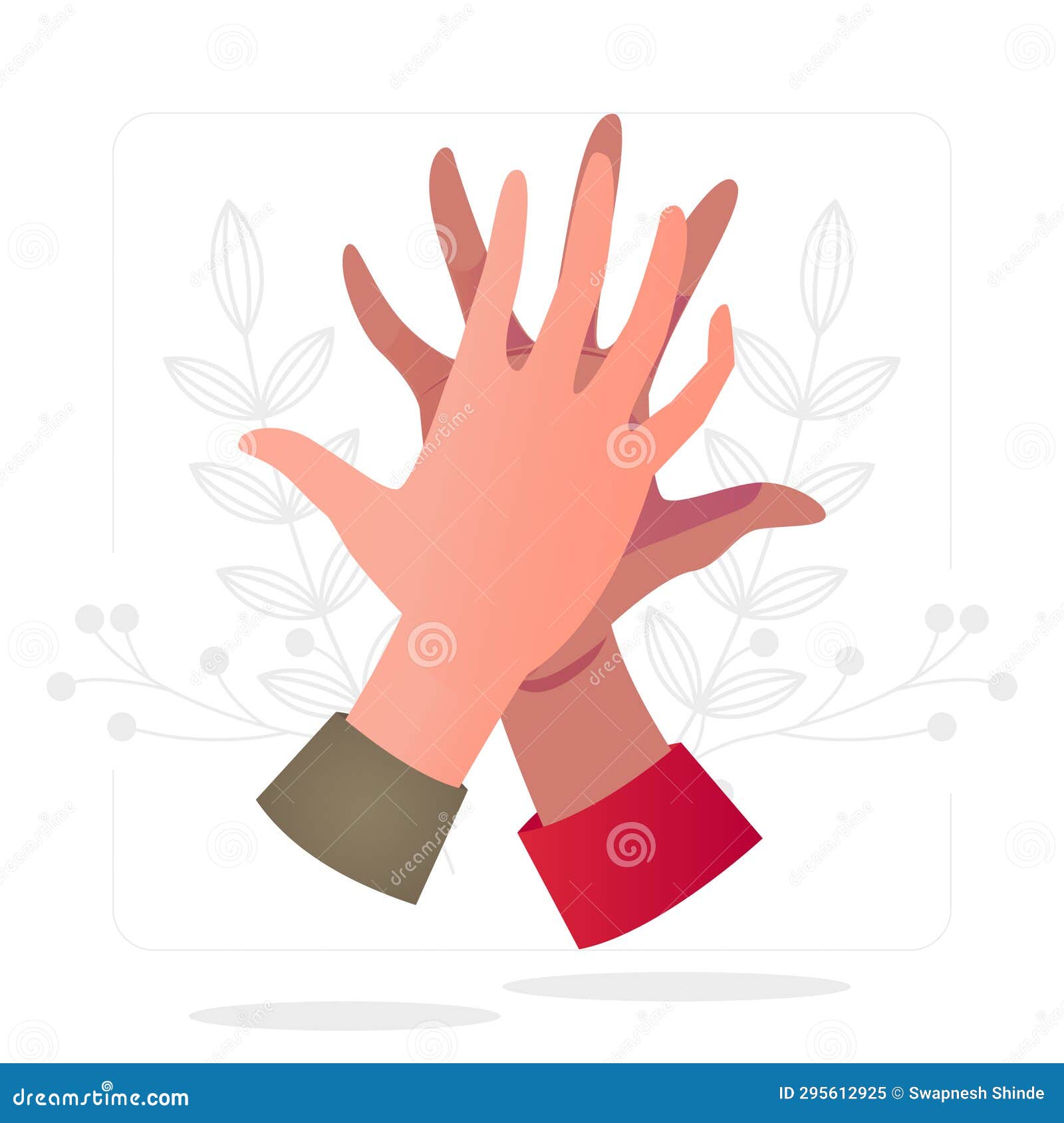 Five Hands Group Arms Many Hands Connecting Open Palms People Putting ... Five Hands Group Arms Many Hands Connecting Open Palms People Putting ...