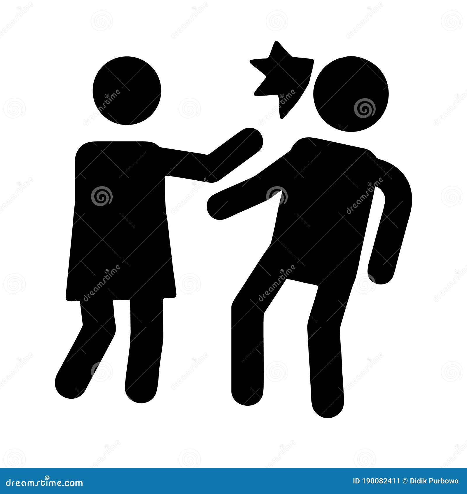High Five Icon Isolated on White Background from Teamwork Collection ...