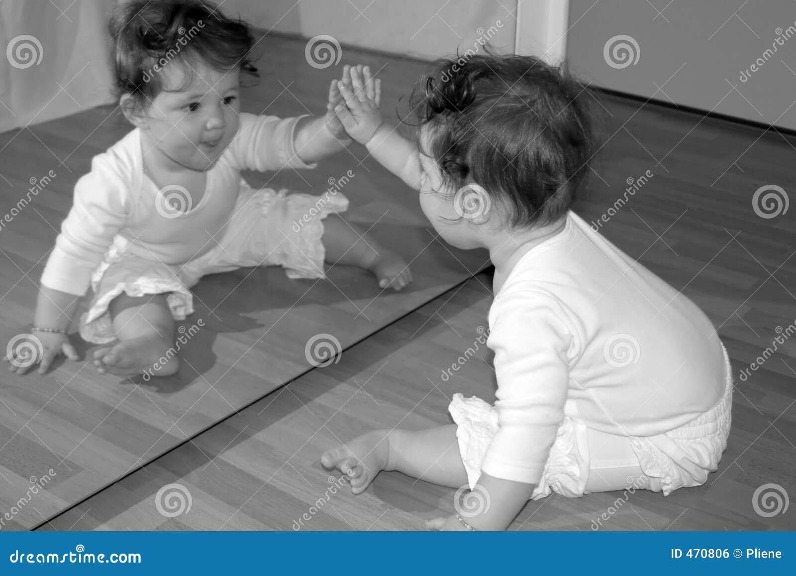 High Five Mirror BW stock photo. Image of reflect, love - 470806