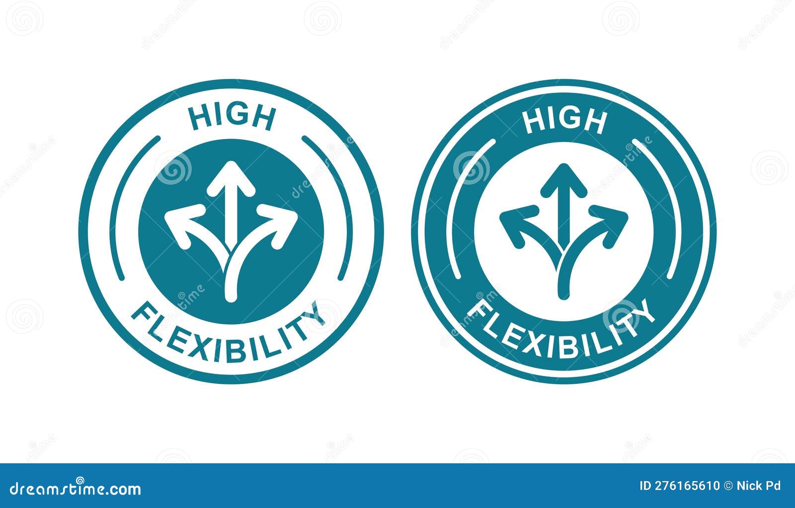 High Flexibility Badge Logo Icon Stock Vector - Illustration of high ...