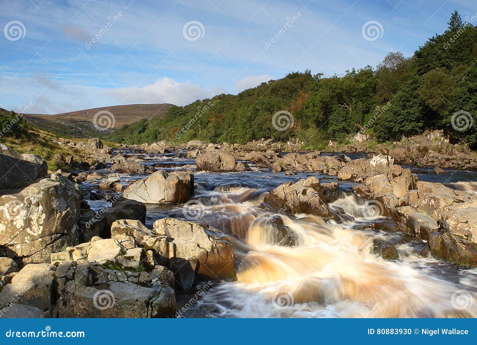 High Force Waterfall County Durham Stock Photo - Image of lakes, rivers ...
