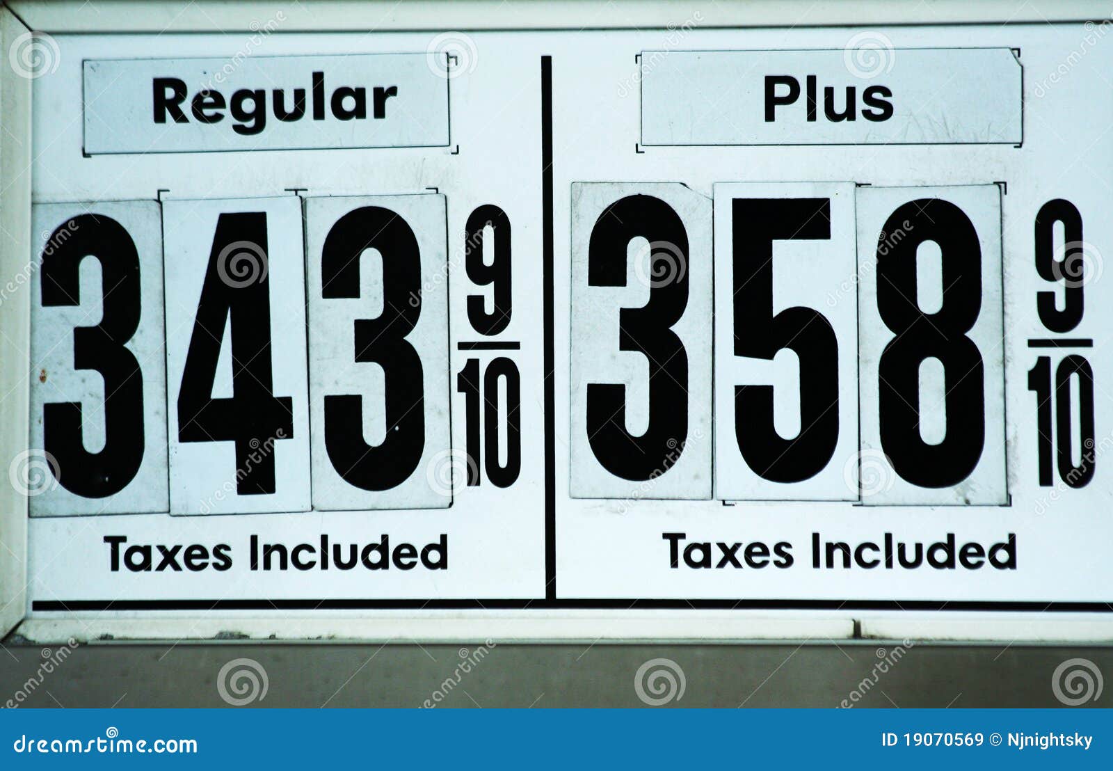 High Gas prices signs stock image. Image of regular, sign - 19070569