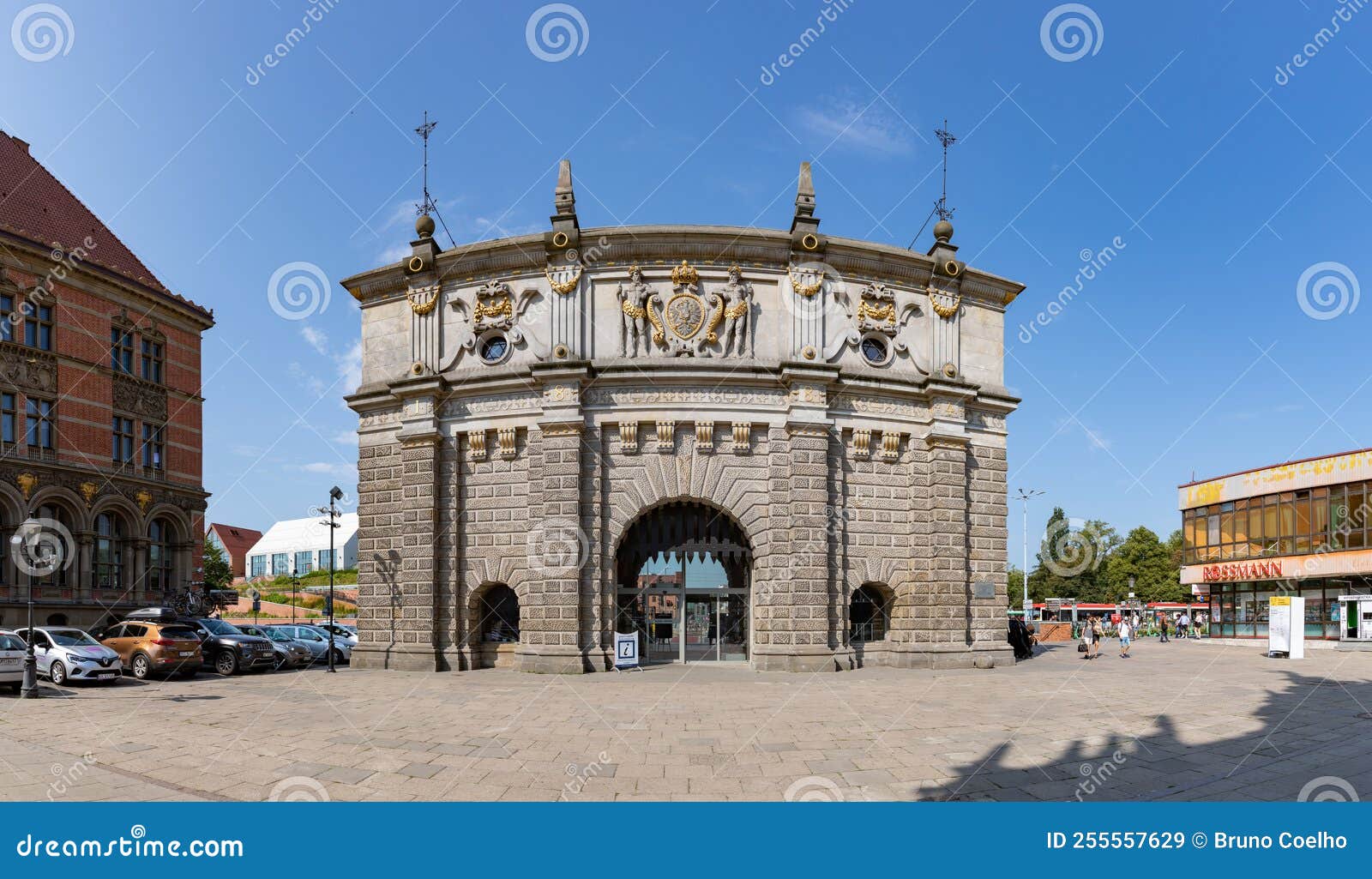 High Gate stock image. Image of stone, poland, polska - 255557629