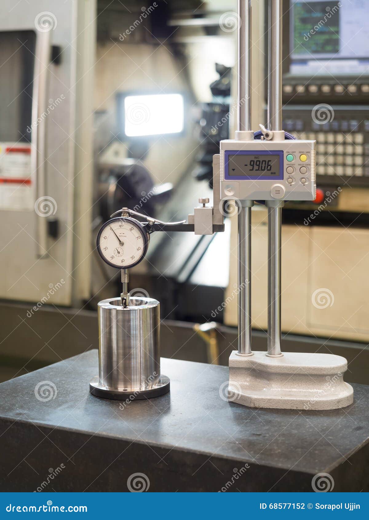 High gauge hig precision stock photo. Image of inspector - 68577152