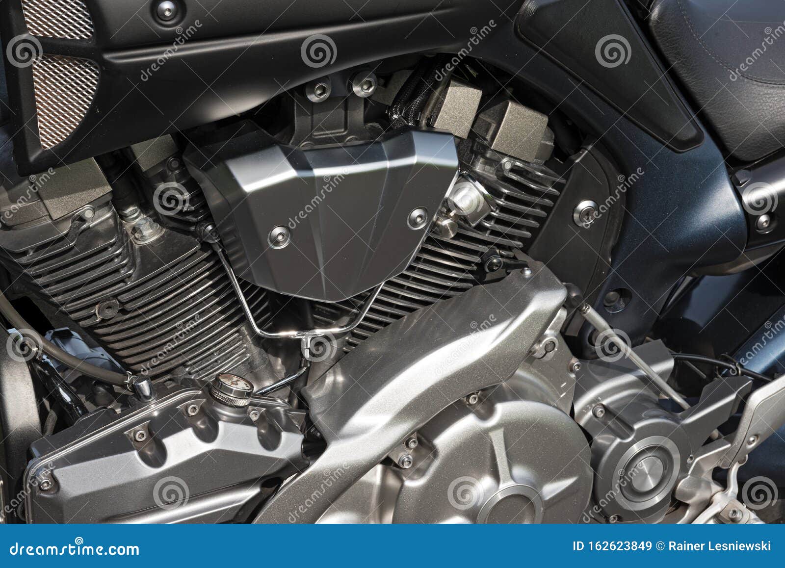 A High Gloss Motorcycle Engine Stock Image - Image of gasoline, cycle ...