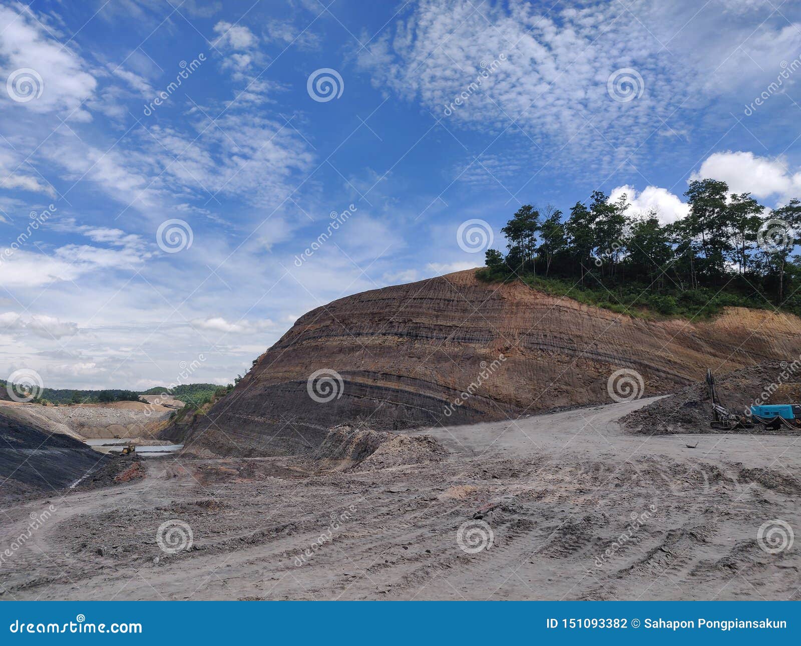 High Grade Coal Mine, Coal Layer Stock Photo - Image of nature, mining ...