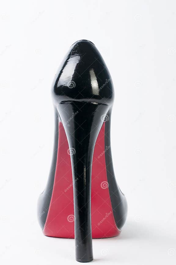 High heel shoe back view stock photo. Image of elegance - 28191770