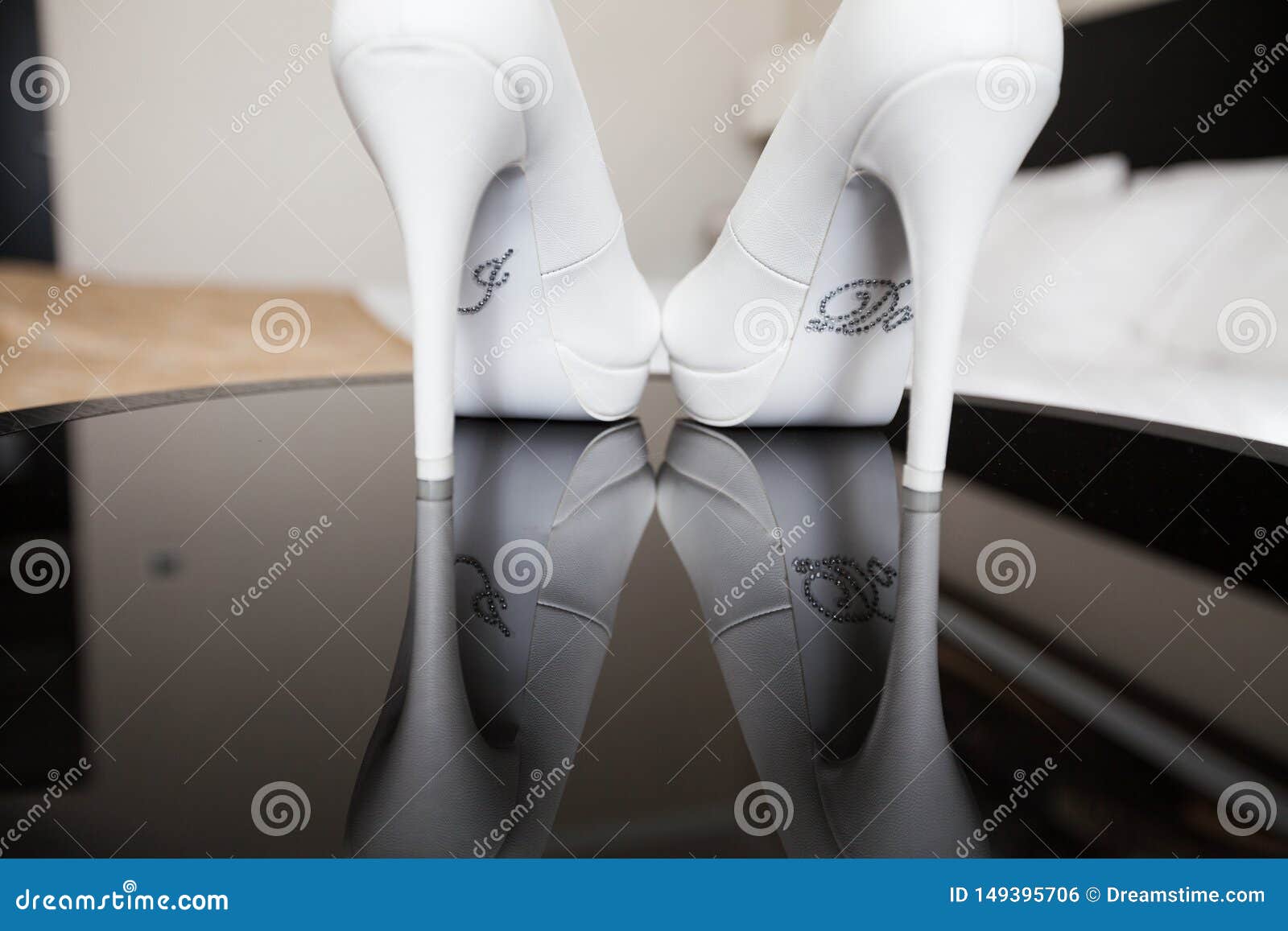 High Heels Counter and Reflection Stock Photo - Image of lifestyle ...