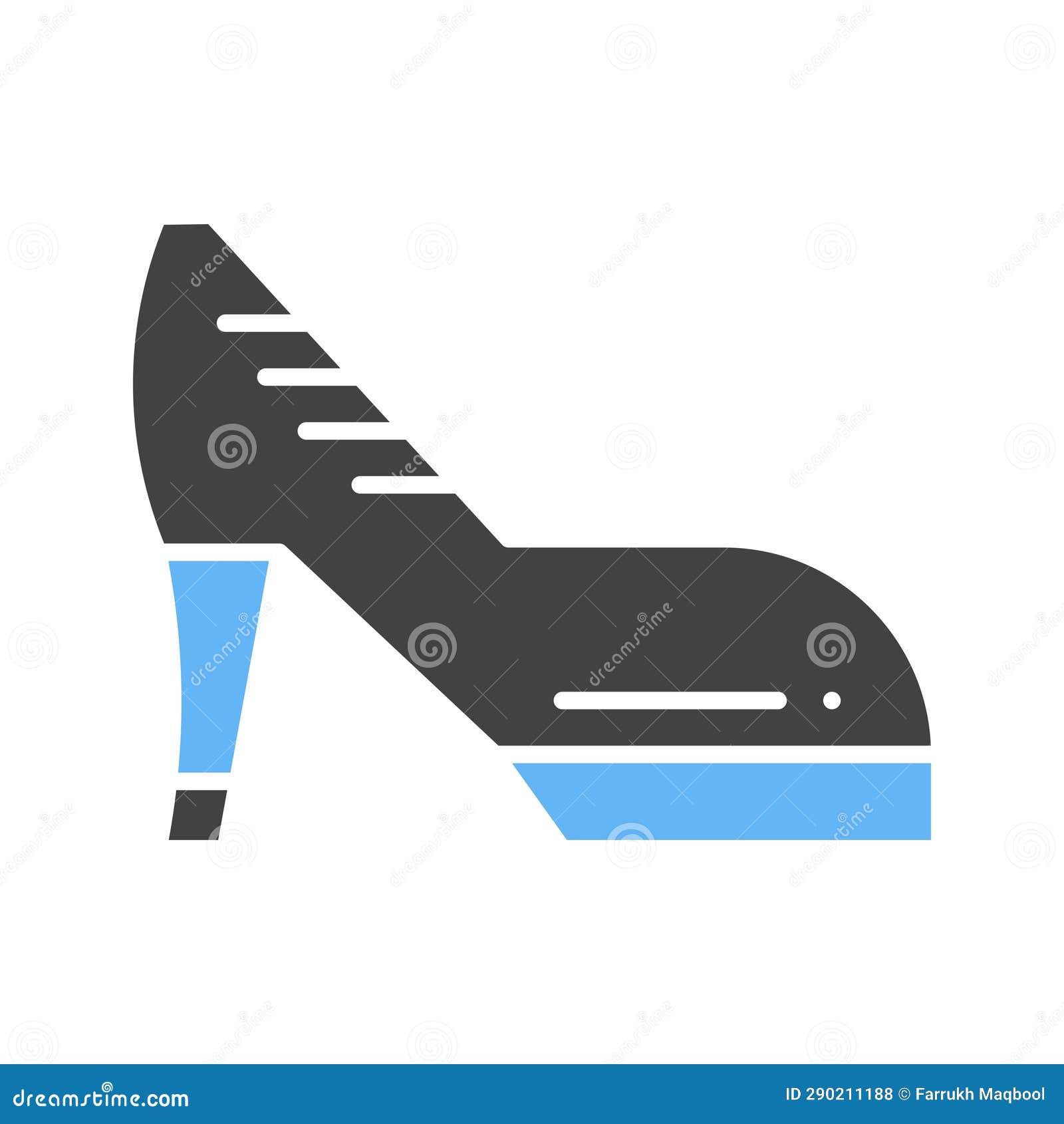 High Heels Icon Image. stock illustration. Illustration of footwear ...