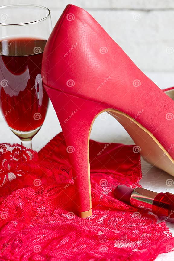 High Heels and Red G-string Abstract Concept Stock Photo - Image of ...