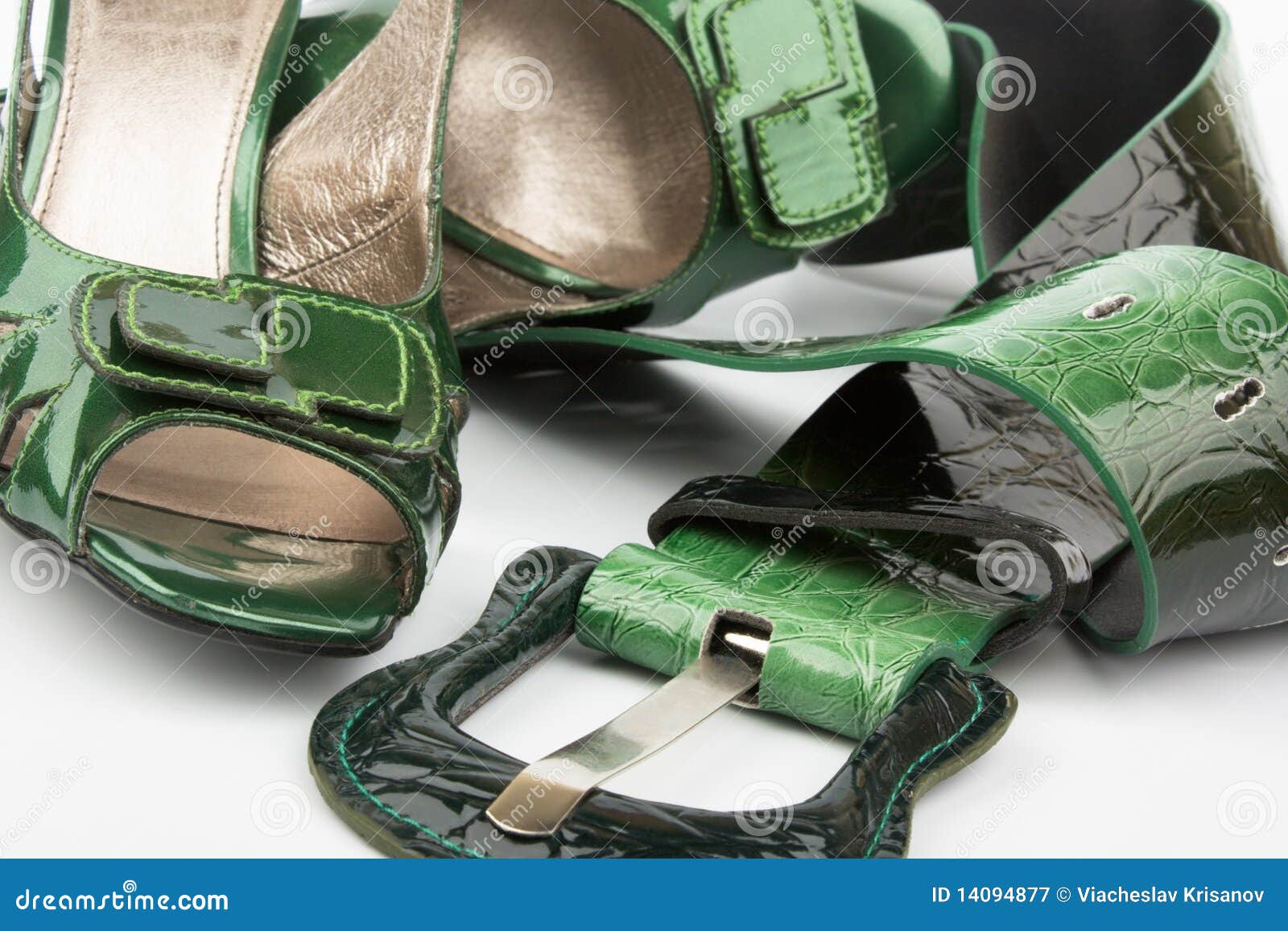 High heels shoes and belt stock image. Image of cool - 14094877