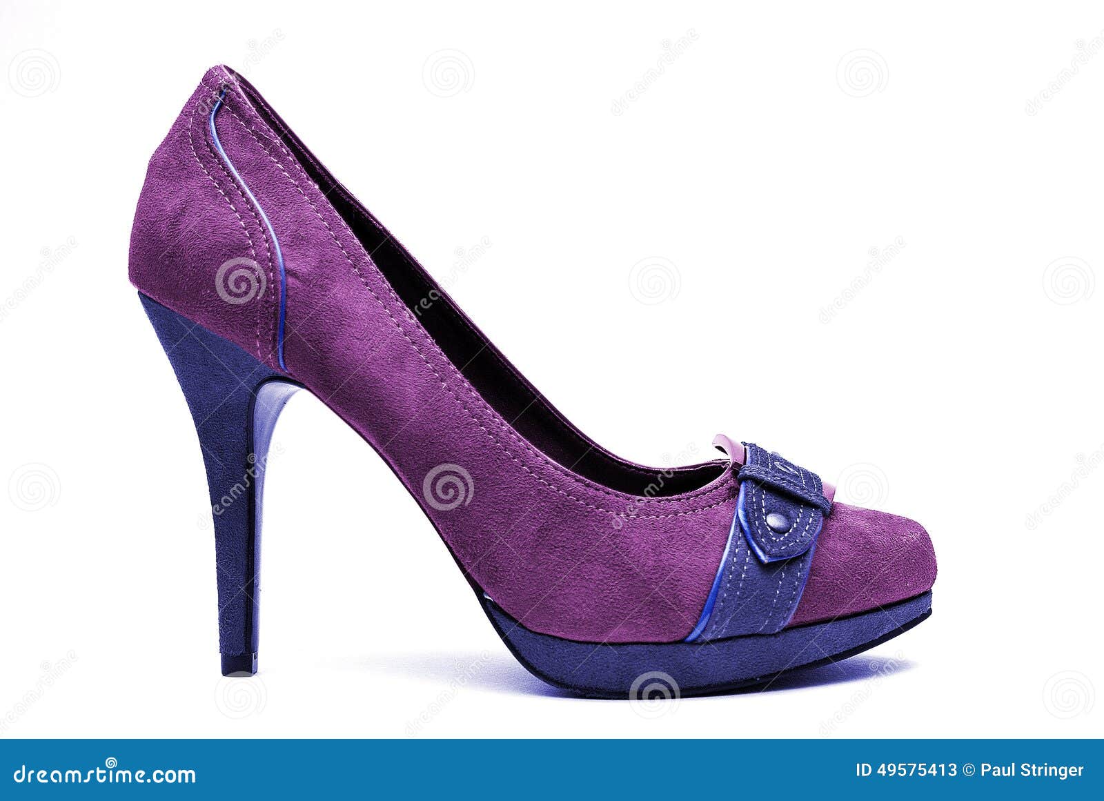 High Heels on a White Background Stock Image - Image of elegance ...