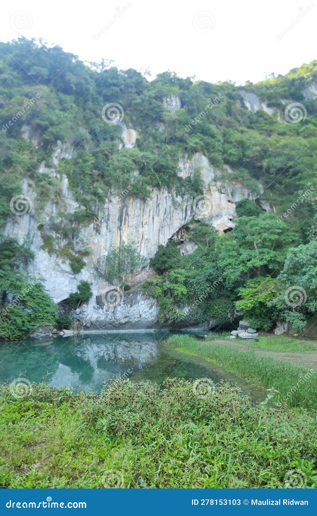 The High Hill with the Beginning of the River Stock Image - Image of ...