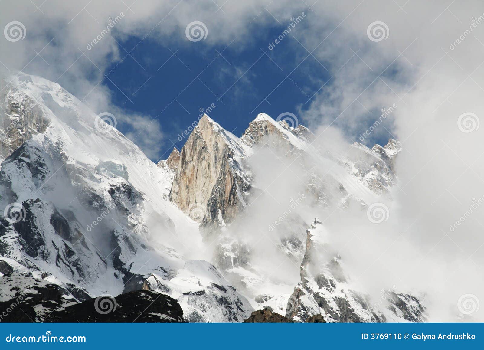 High Himalayan mountain stock photo. Image of beautiful - 3769110