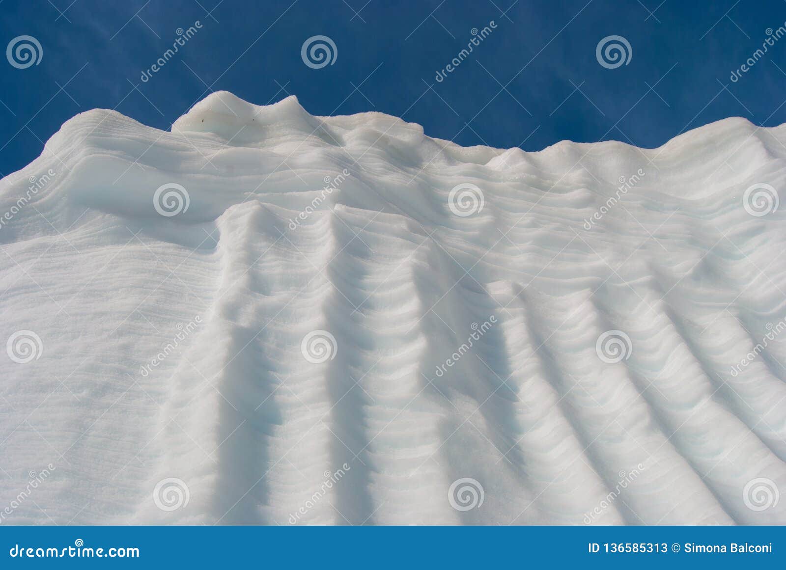 High icecy wall stock image. Image of glacial, iceberg - 136585313