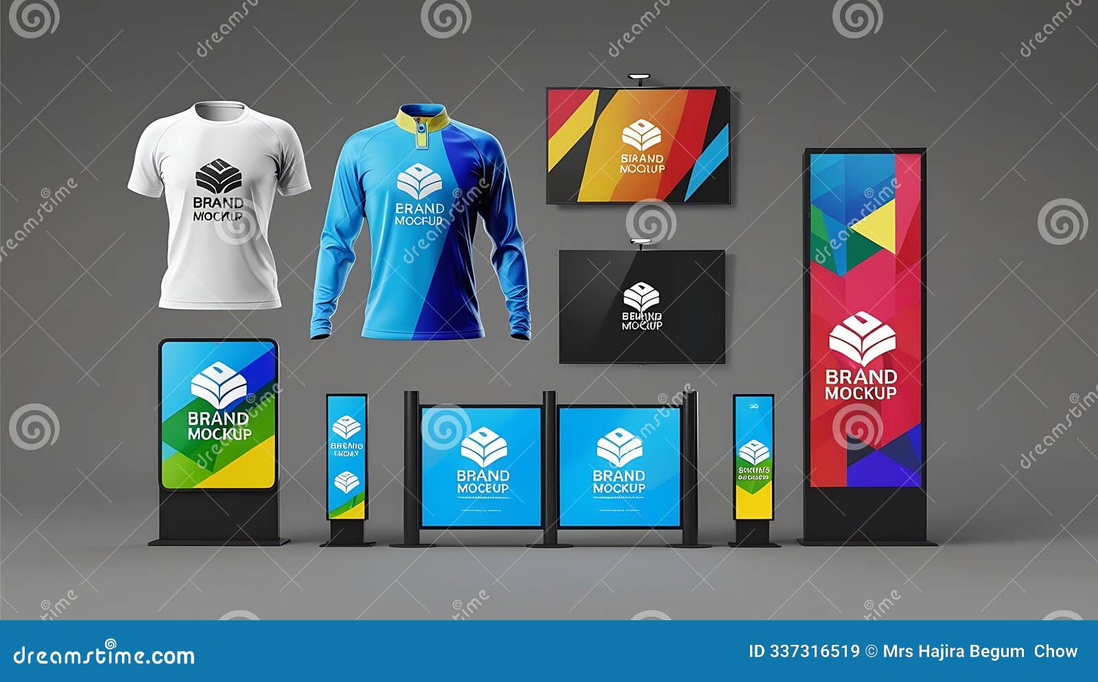 High-Impact Branding Mockups: Dynamic Visuals for Logo, Color Schemes ...