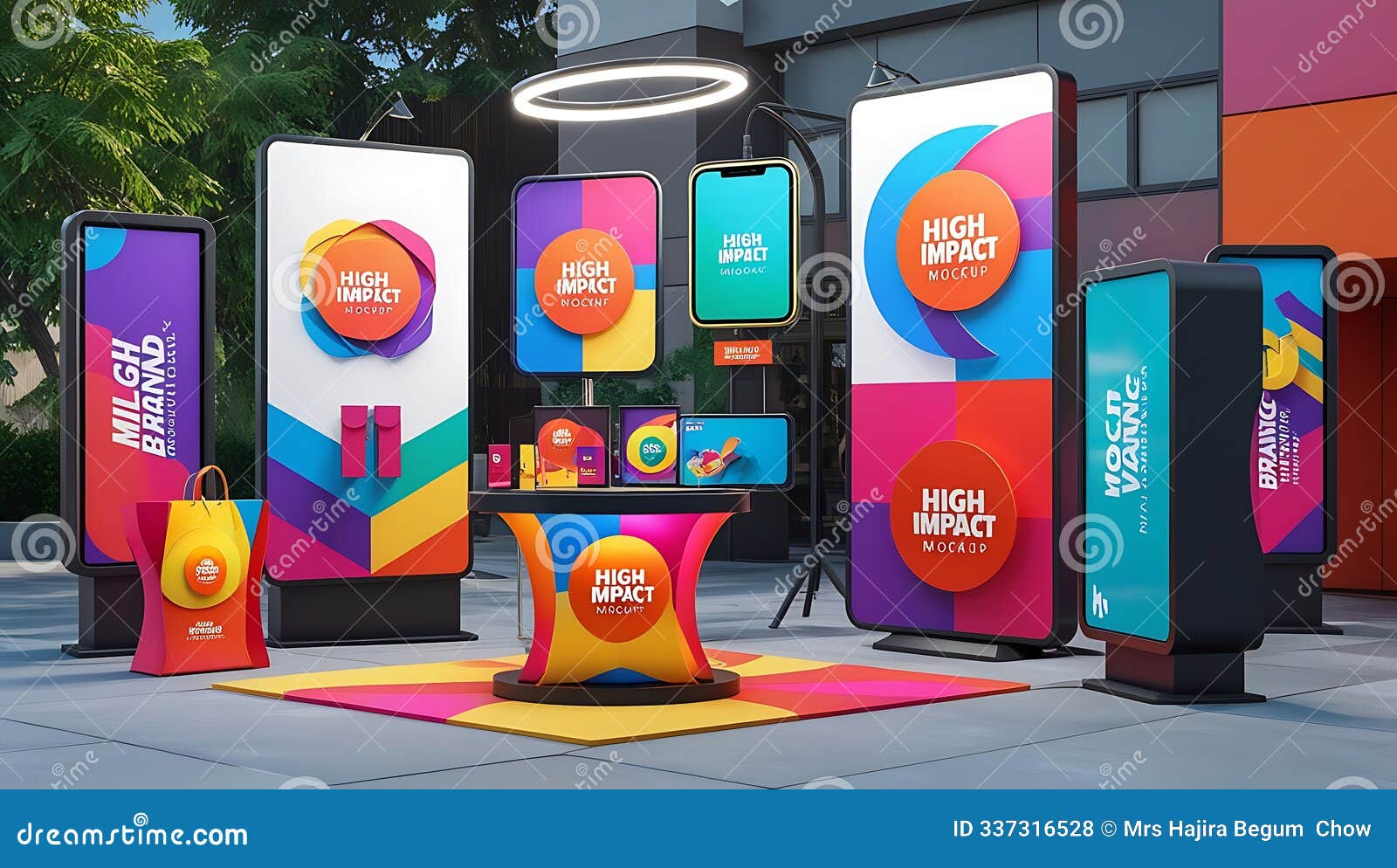 High-Impact Branding Mockups: Dynamic Visuals for Logo, Color Schemes ...