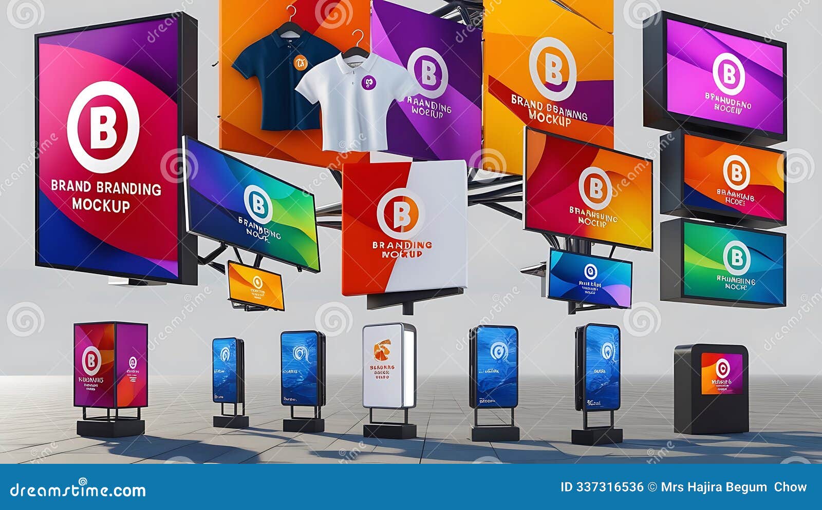 High-Impact Branding Mockups: Dynamic Visuals for Logo, Color Schemes ...