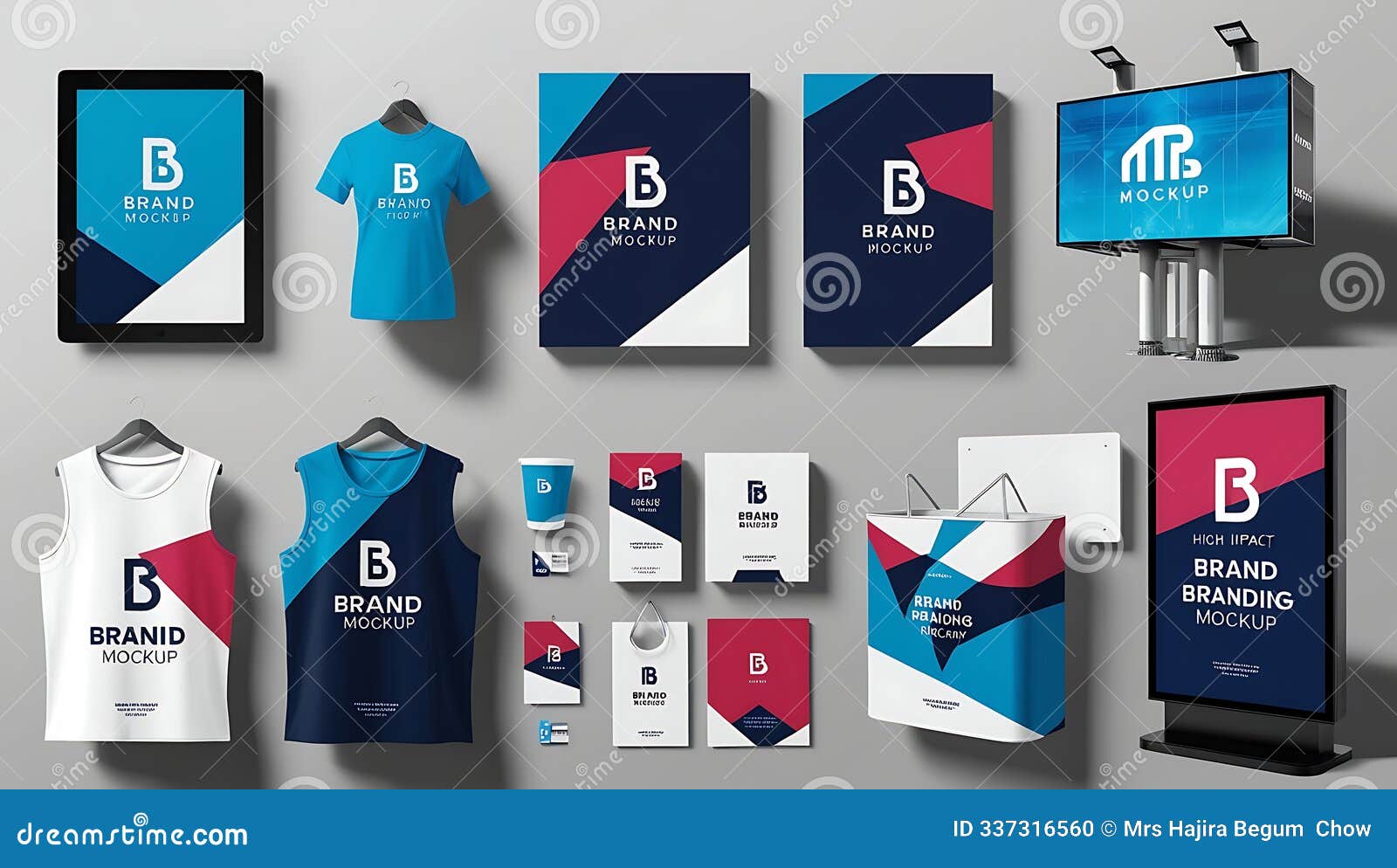 High-Impact Branding Mockups: Dynamic Visuals for Logo, Color Schemes ...