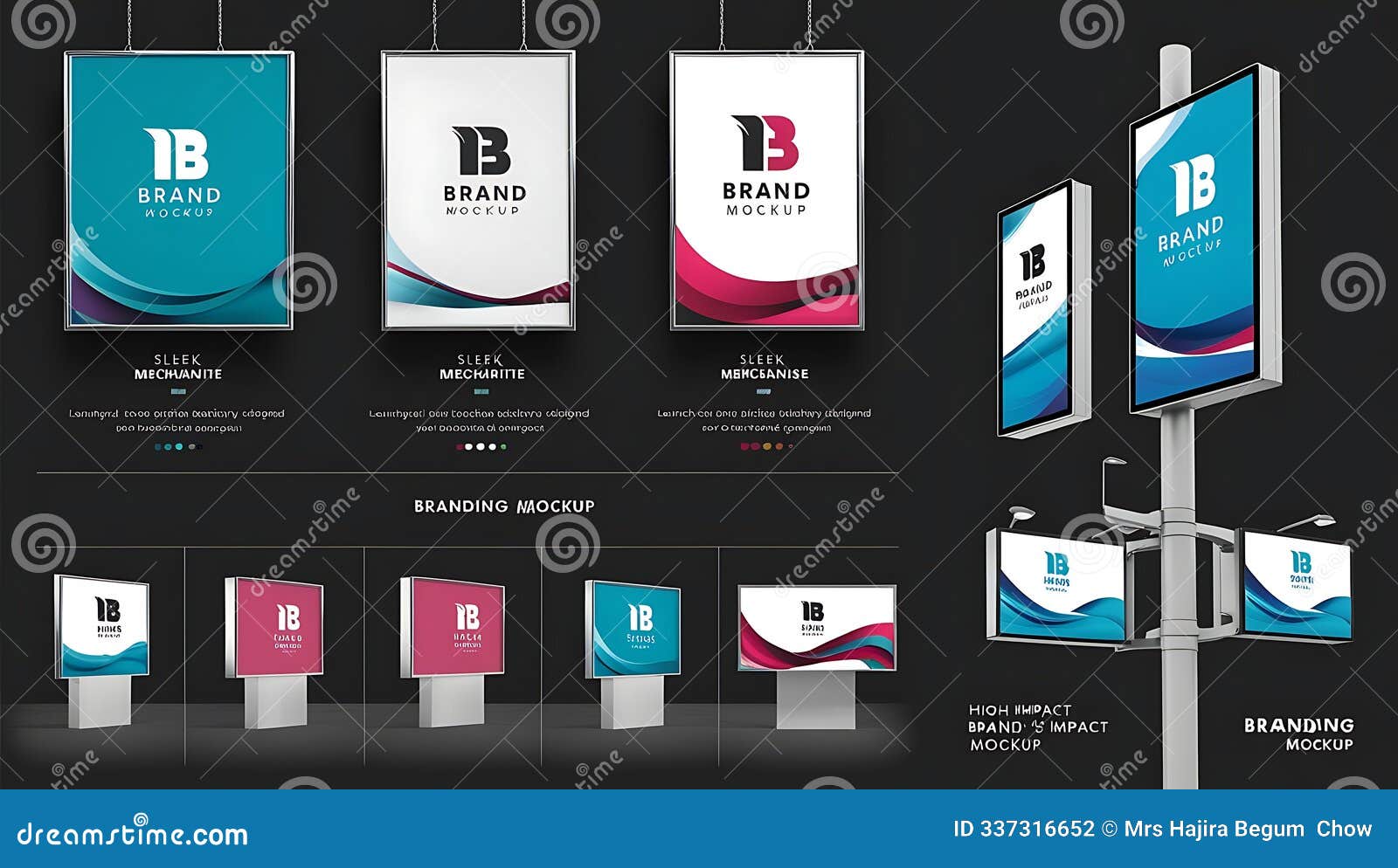 High-Impact Branding Mockups: Dynamic Visuals for Logo, Color Schemes ...