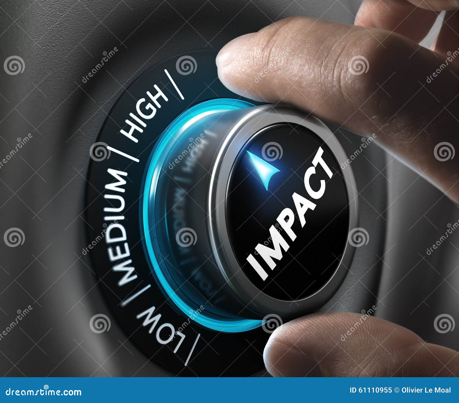 High Impact Solution Or Communication Stock Illustration - Image: 61110955