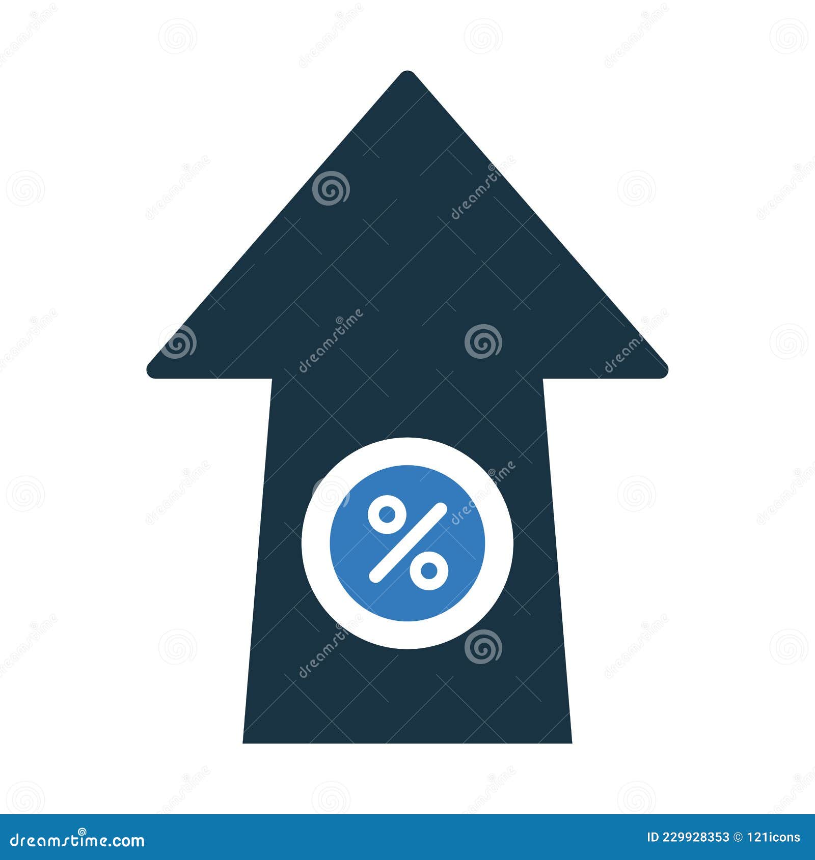 High, Interest, Rate Icon. Simple Vector Design Stock Vector ...