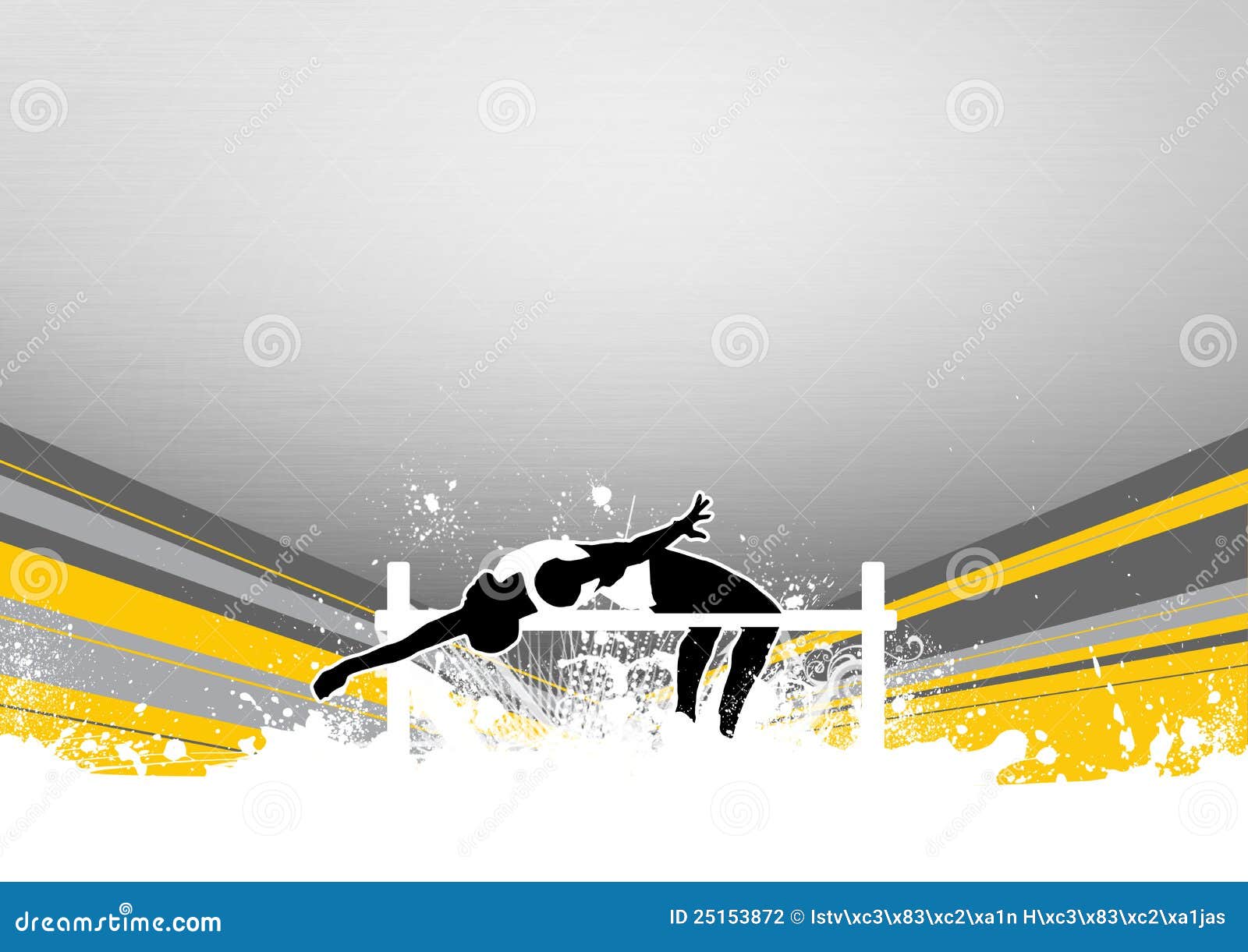 High Jump 3d Character Showing Achievement And Success Royalty-Free ...