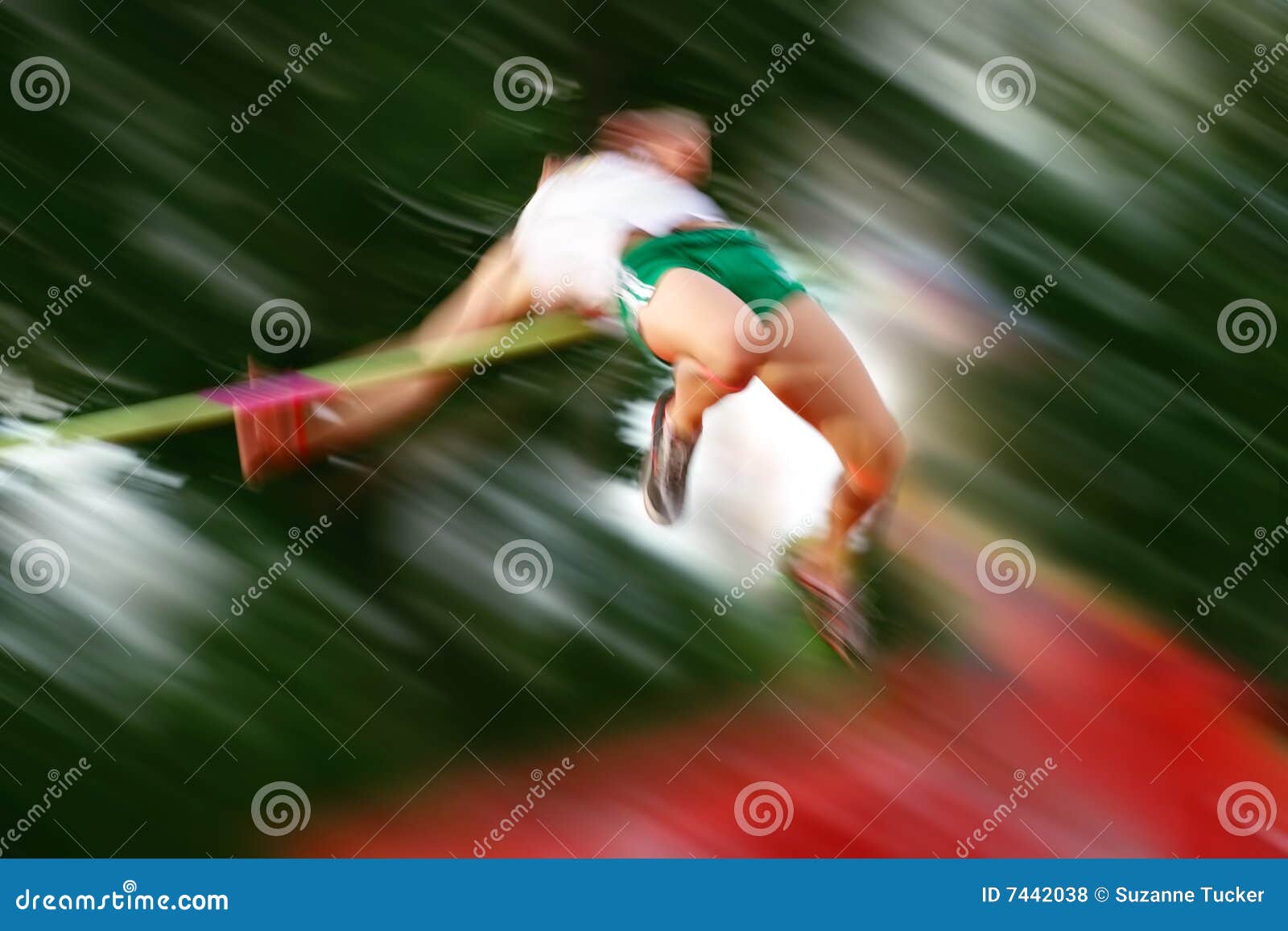 High Jump motion blur stock photo. Image of summer, attempt - 7442038