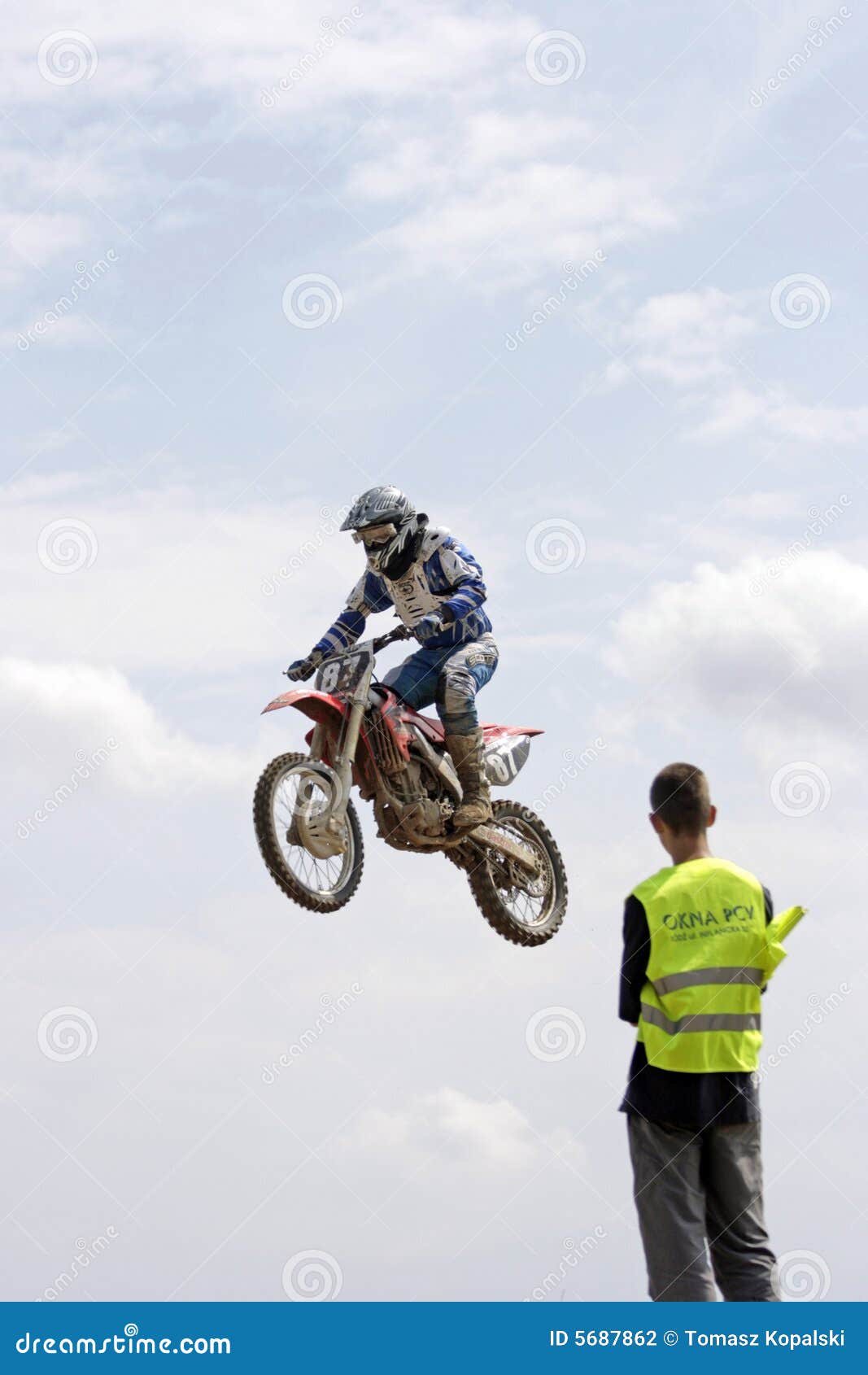 High jump on the motorbike editorial photography. Image of race - 5687862