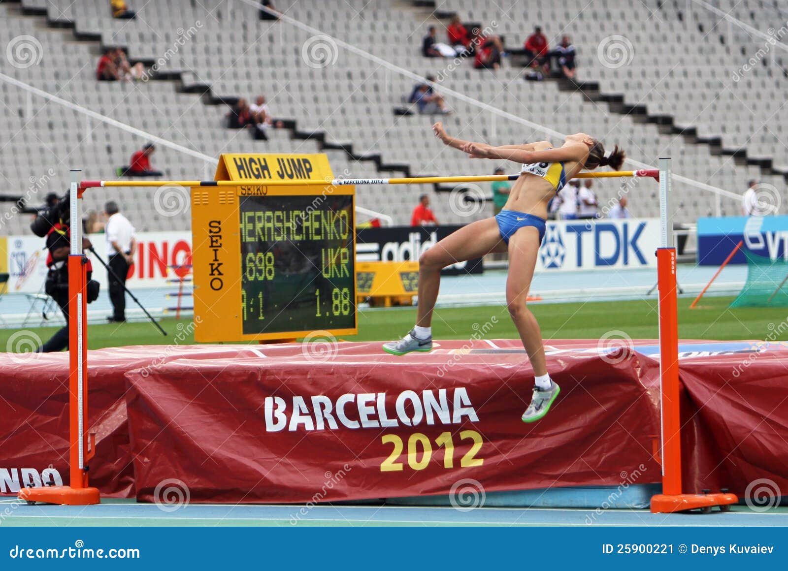 High Jumper Iryna Gerashchenko Editorial Photo - Image of game ...