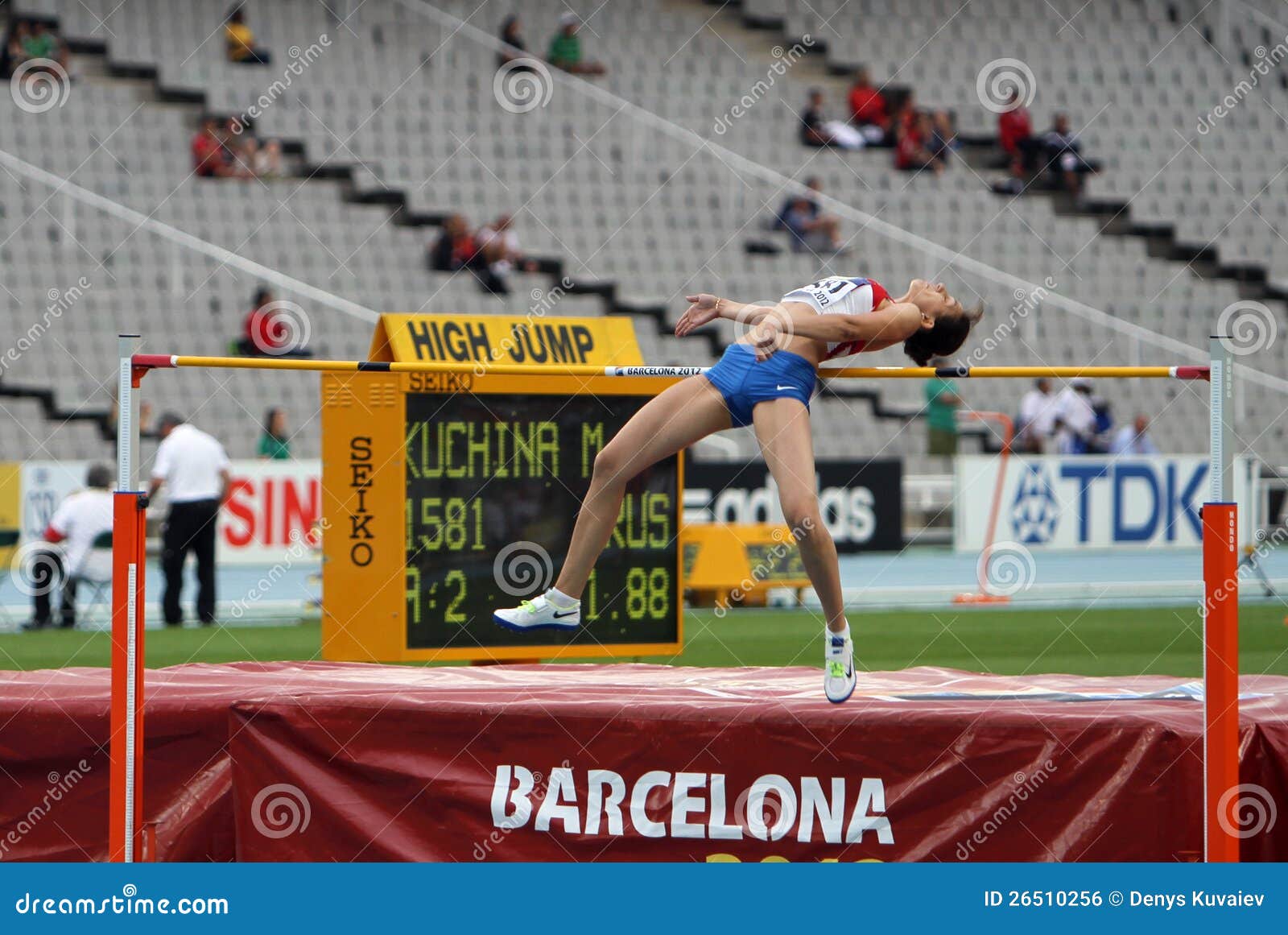 High Jumper Maria Kuchina from Russia Editorial Photo - Image of iaaf ...