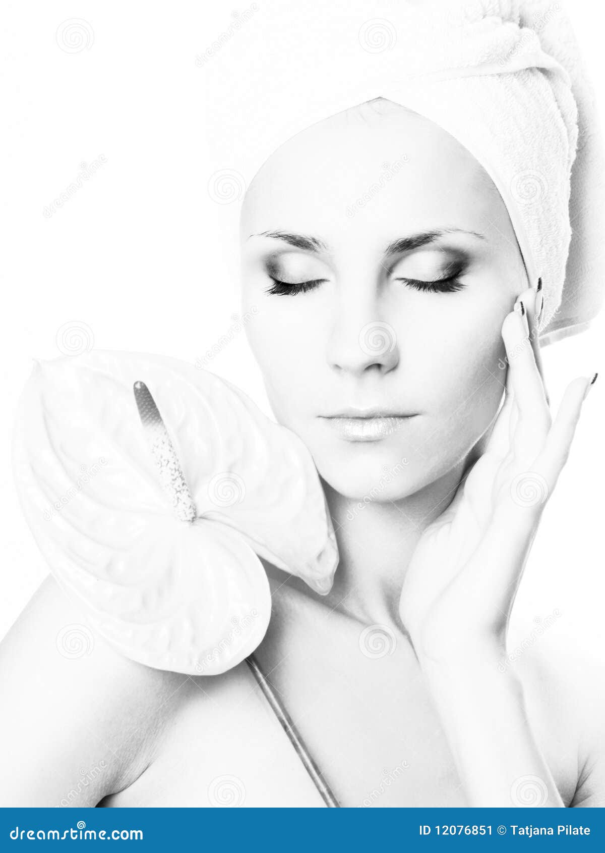 High key stock image. Image of cute, comfortable, girl - 12076851