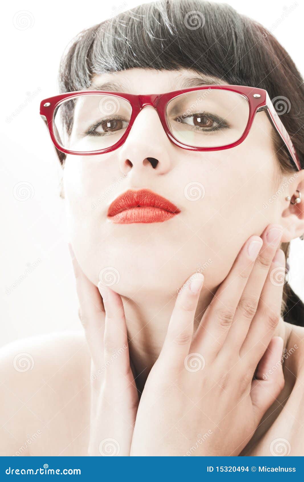 High-key fashion portrait stock photo. Image of glamour - 15320494