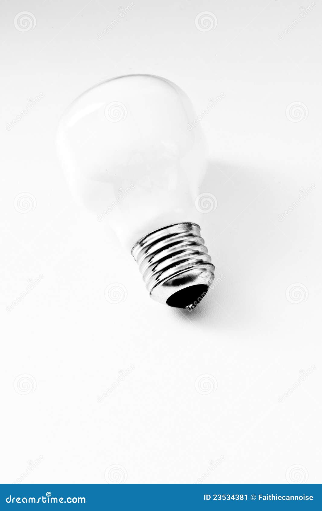 High-key Light Bulb, Concept of Clean Energy Stock Image - Image of ...